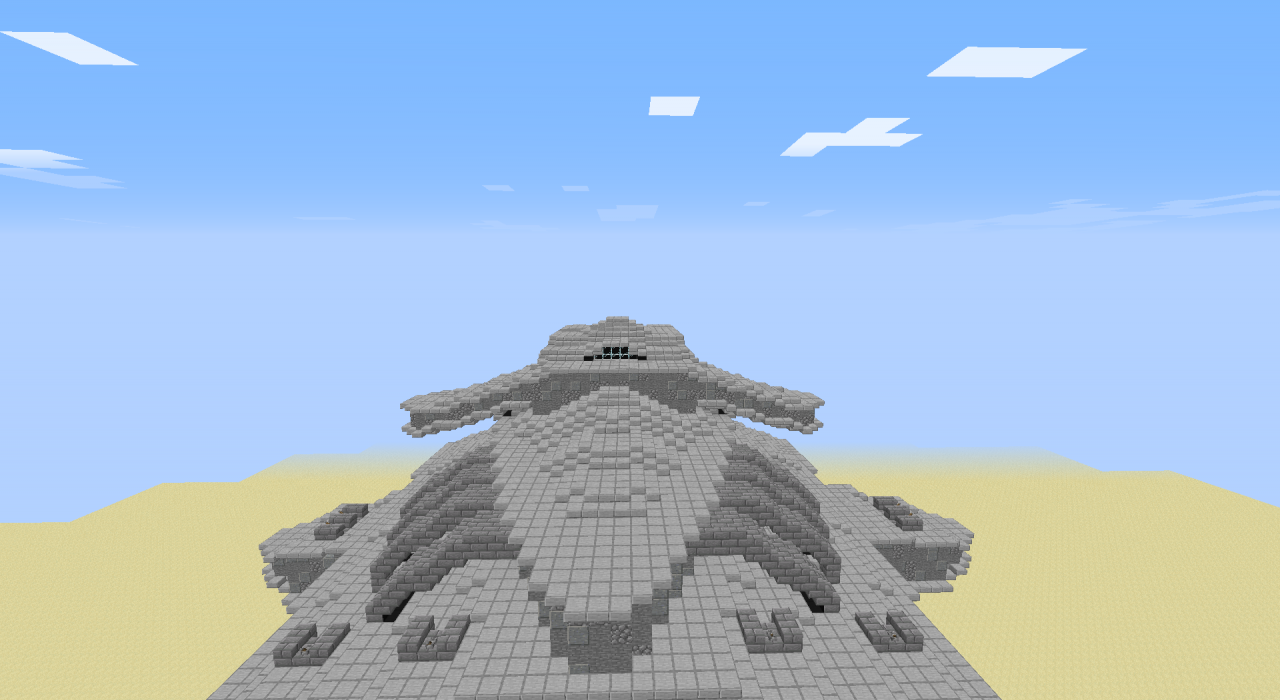 Imperial Harrower-class Dreadnought (No Interior) Minecraft Map