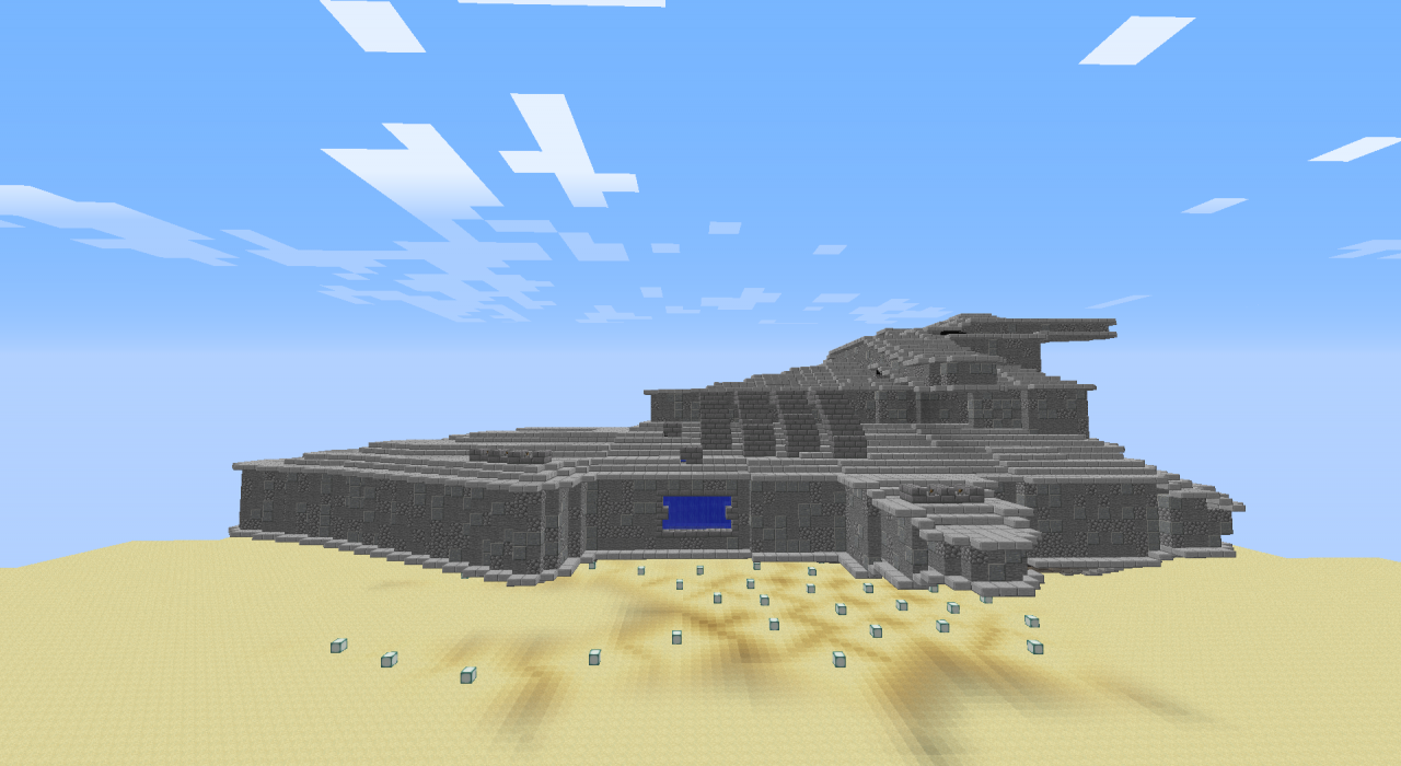 Imperial Harrower-class Dreadnought (No Interior) Minecraft Map