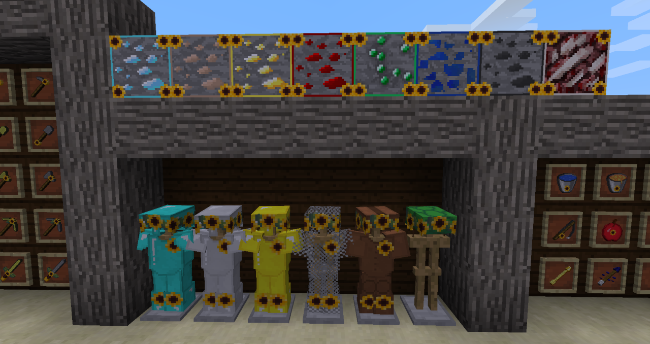 Summer Sunflowers - PVP Add-On Pack Minecraft Texture Pack