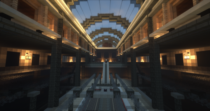 Grand Central Train Station | Mineopolis and the Countryside Minecraft Map