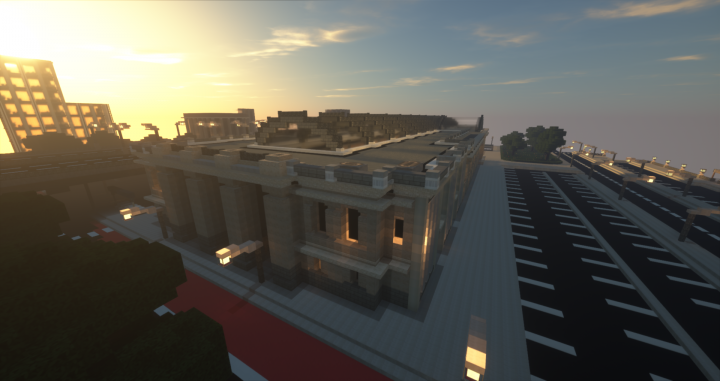 Grand Central Train Station | Mineopolis and the Countryside Minecraft Map