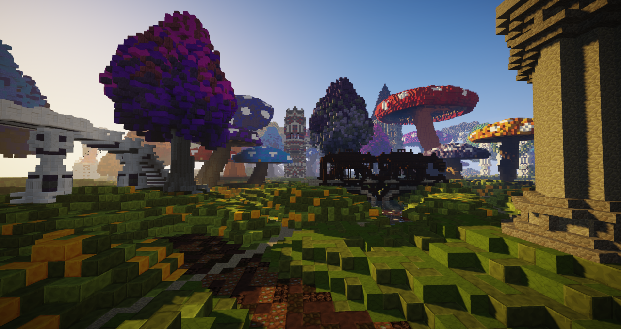 Fantasy game. Minecraft Map