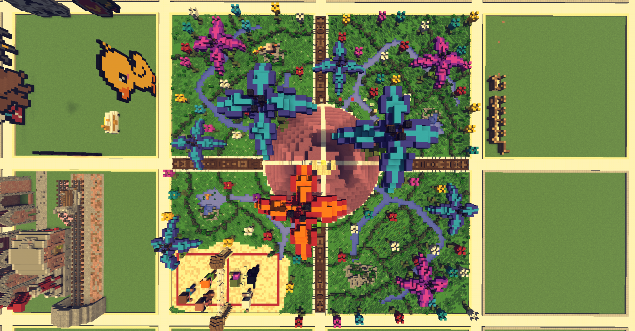 MineCraft Server Spawn (Summer) Minecraft Map