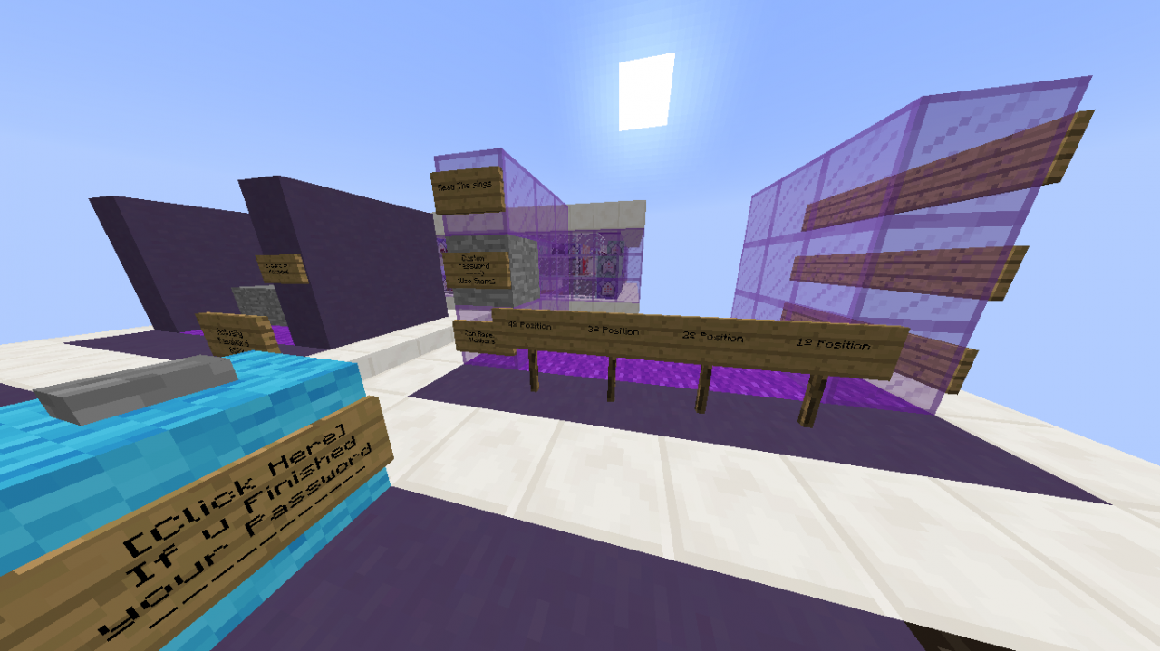 Real Password Minecraft Map