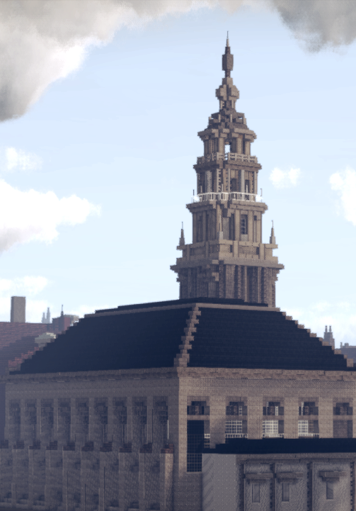 Waalse Kerk, Rotterdam, Zuid Holland, Netherlands Minecraft Map