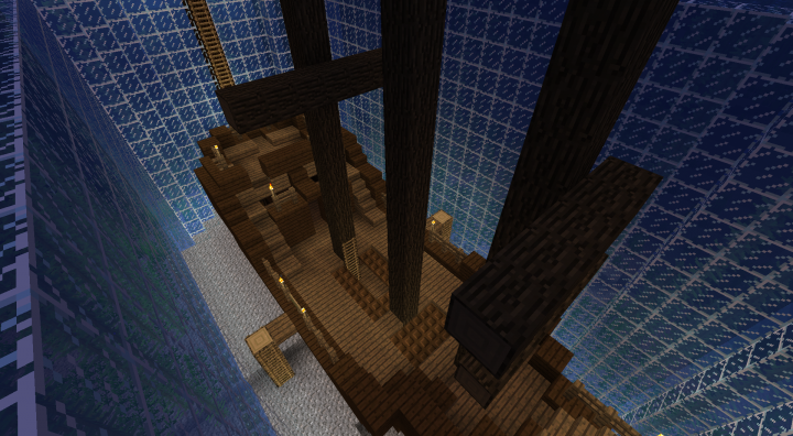 The Shipwreck (Naturally spawned ruin) Minecraft Map