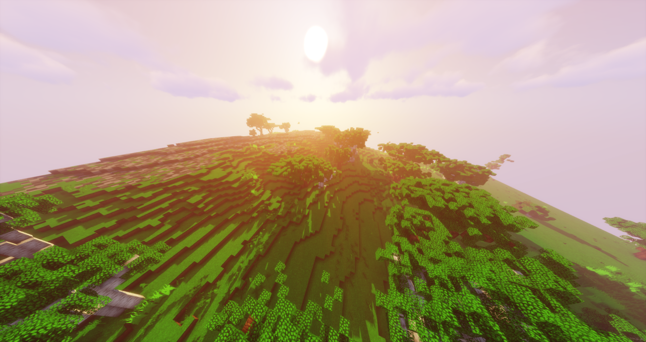 2k x 2k Simple custom terrain Minecraft Map