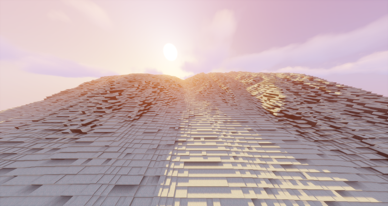 2k x 2k Simple custom terrain Minecraft Map