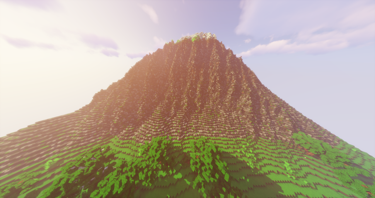 2k x 2k Simple custom terrain Minecraft Map