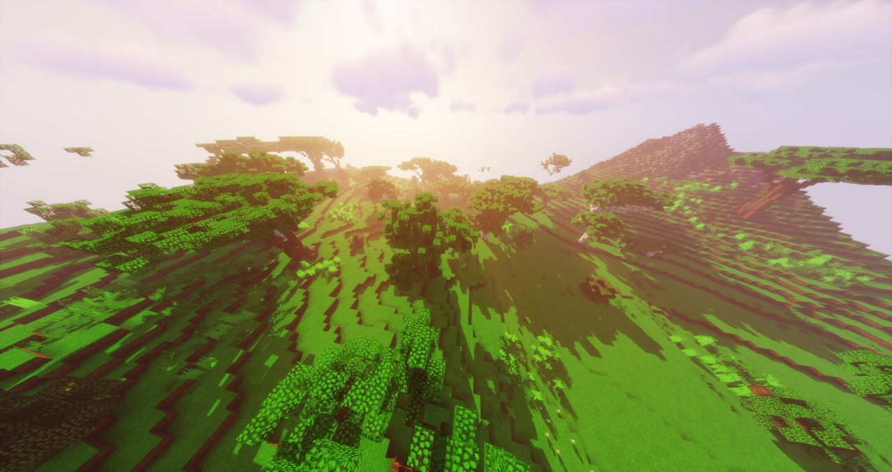 2k x 2k Simple custom terrain Minecraft Map