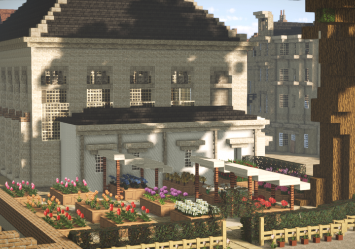 Bloemenmarkt, Rotterdam, Netherlands Minecraft Map