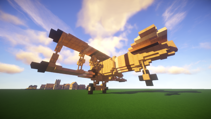 (1.12.2) The Giant Armed Biplane Minecraft Map