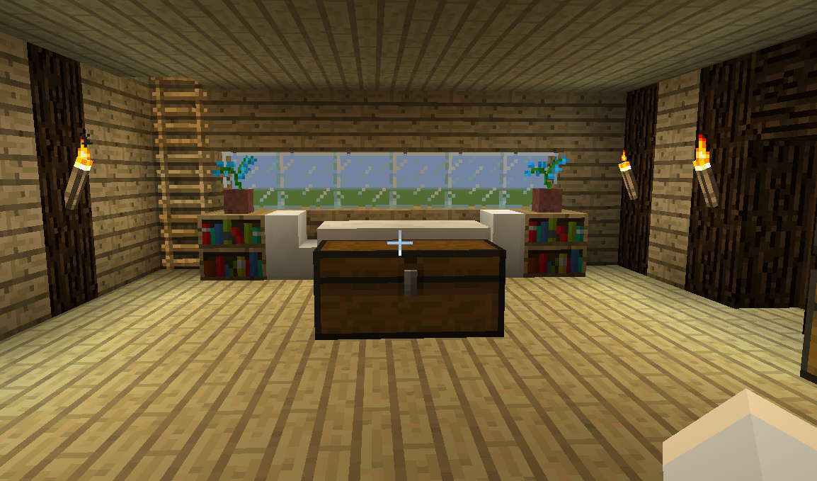 Slanted Roofed House Minecraft Map