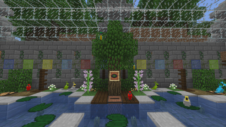 "Building The Aviary" Minecraft Map