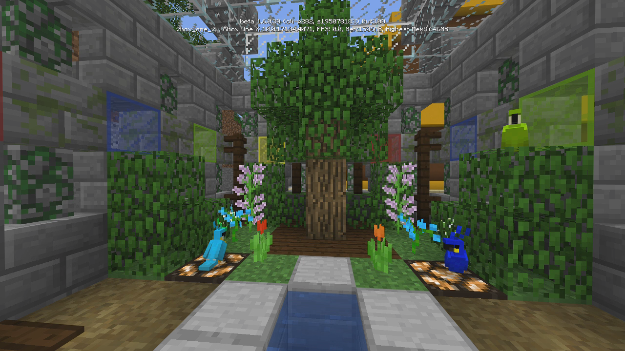 "Building The Aviary" Minecraft Map