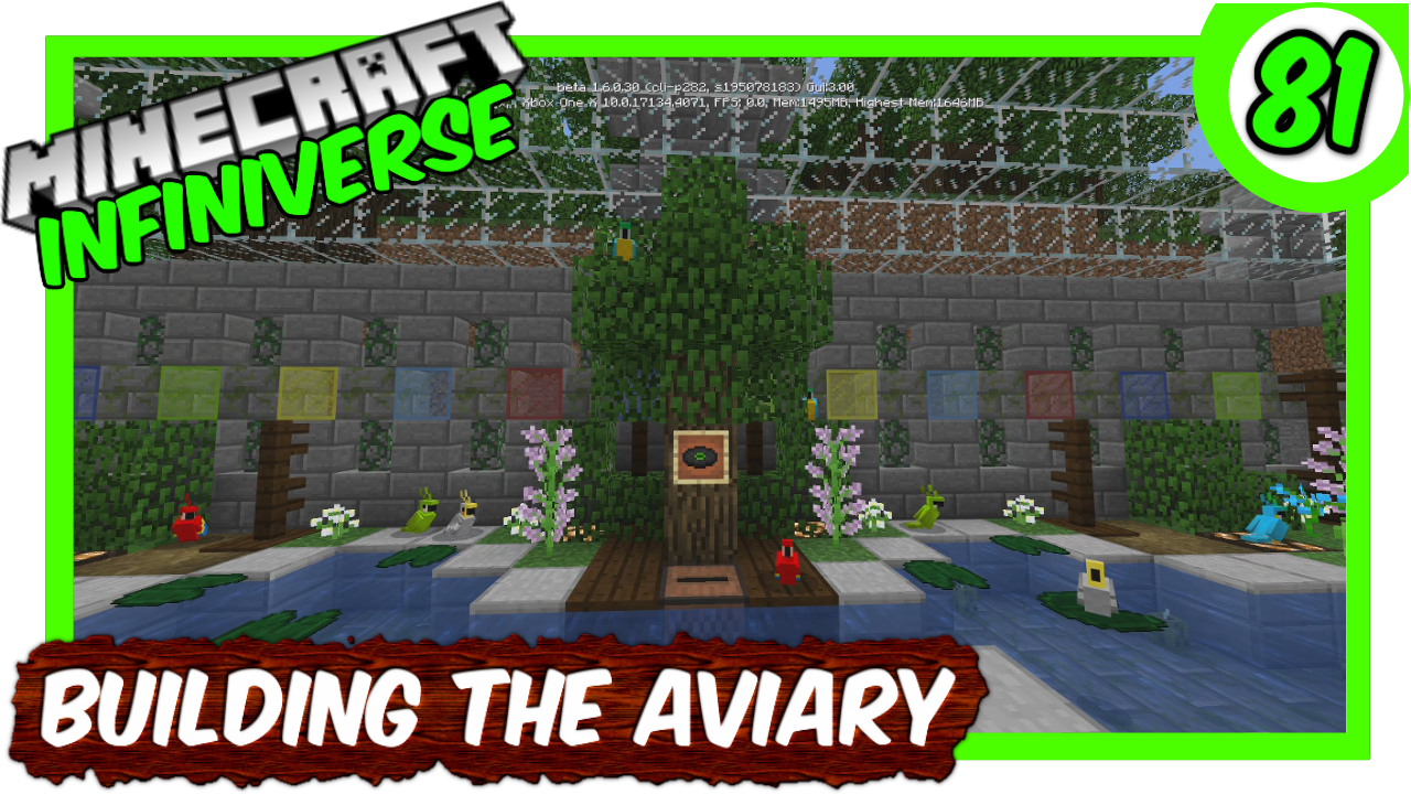 "Building The Aviary" Minecraft Map