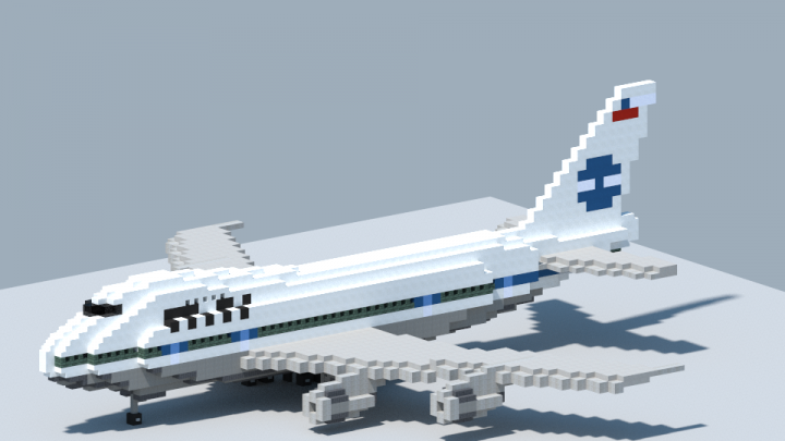 Boeing 747SP Minecraft Map