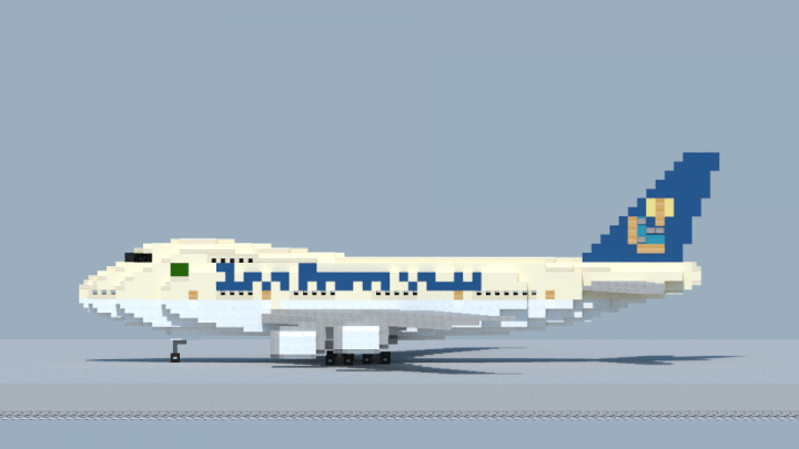 Boeing 747SP Minecraft Map