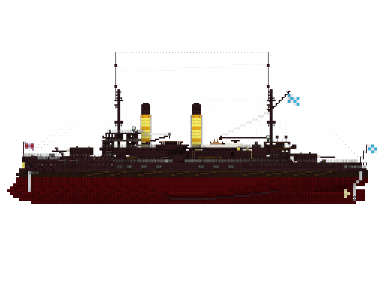 IRN Borodino (1:1 scale) Minecraft Map