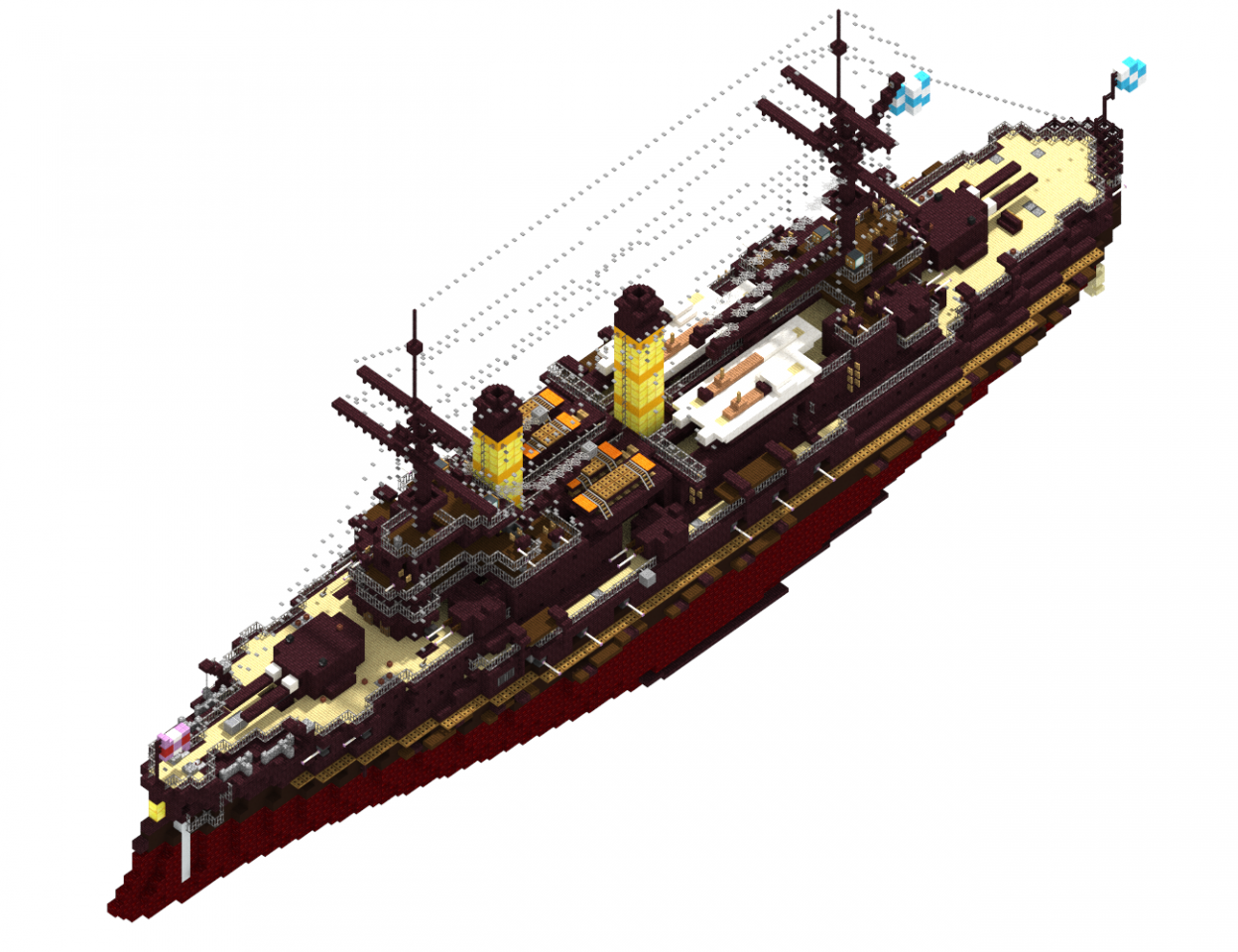 IRN Borodino (1:1 scale) Minecraft Map