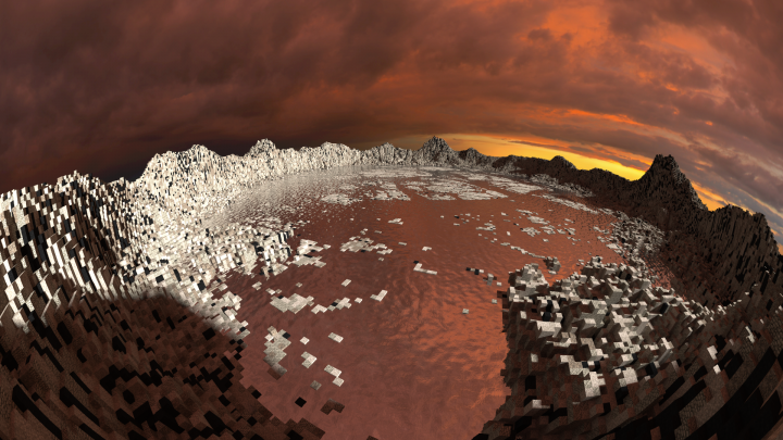 Crater 02- Custom map 1000x1000 Minecraft Map