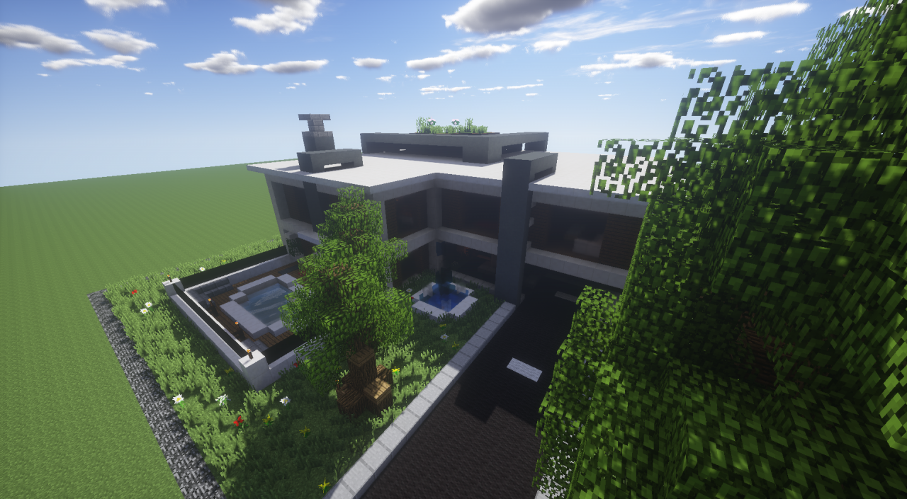 Magic Hut | Modern House | by HopeCast Minecraft Map