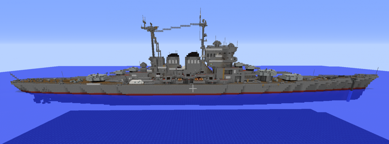 Project 66 Heavy Cruiser Moskva Minecraft Map