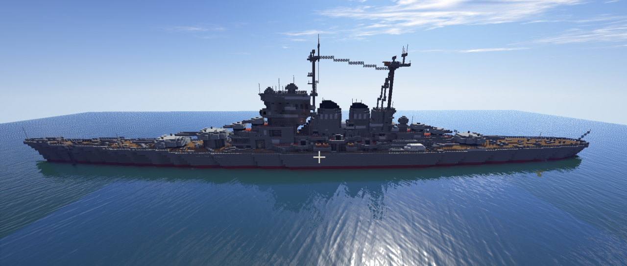 Project 66 Heavy Cruiser Moskva Minecraft Map