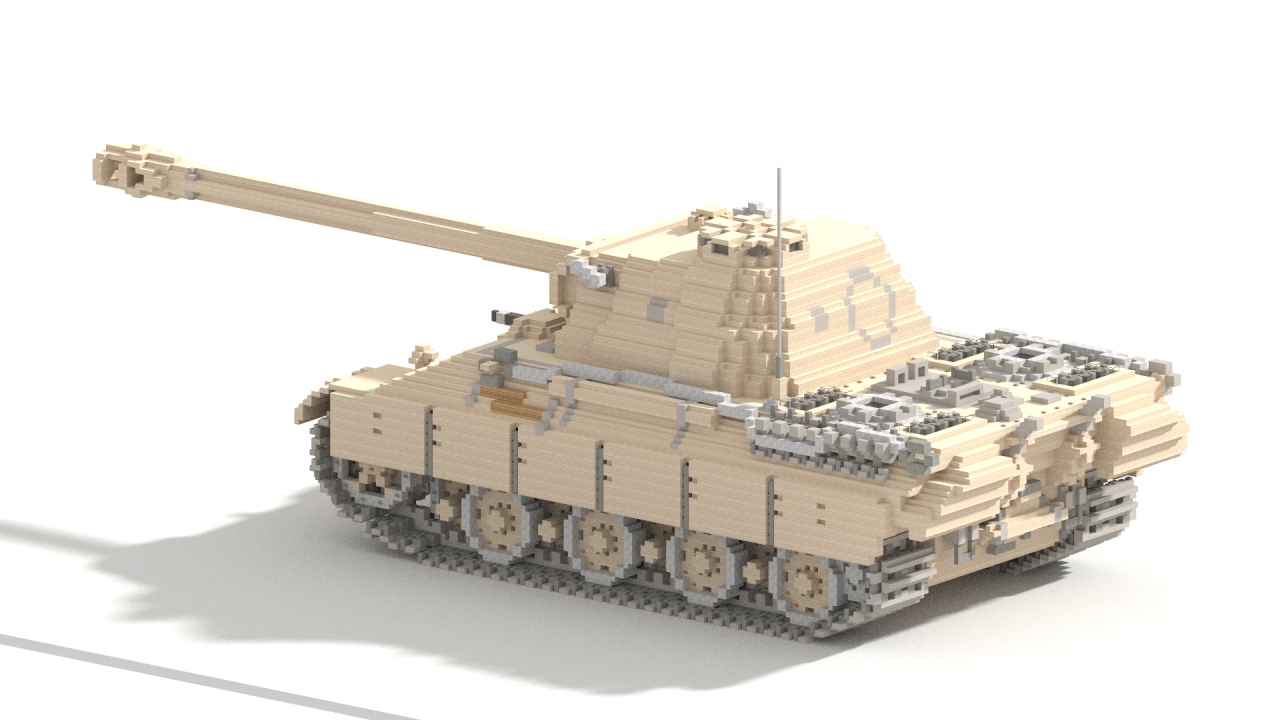 Pz.kpfw. V "Panther" Ausf. A | 10:1 scale tank Minecraft Map