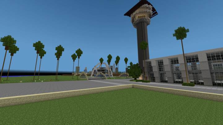 LAX Airport Los Angeles Minecraft Map