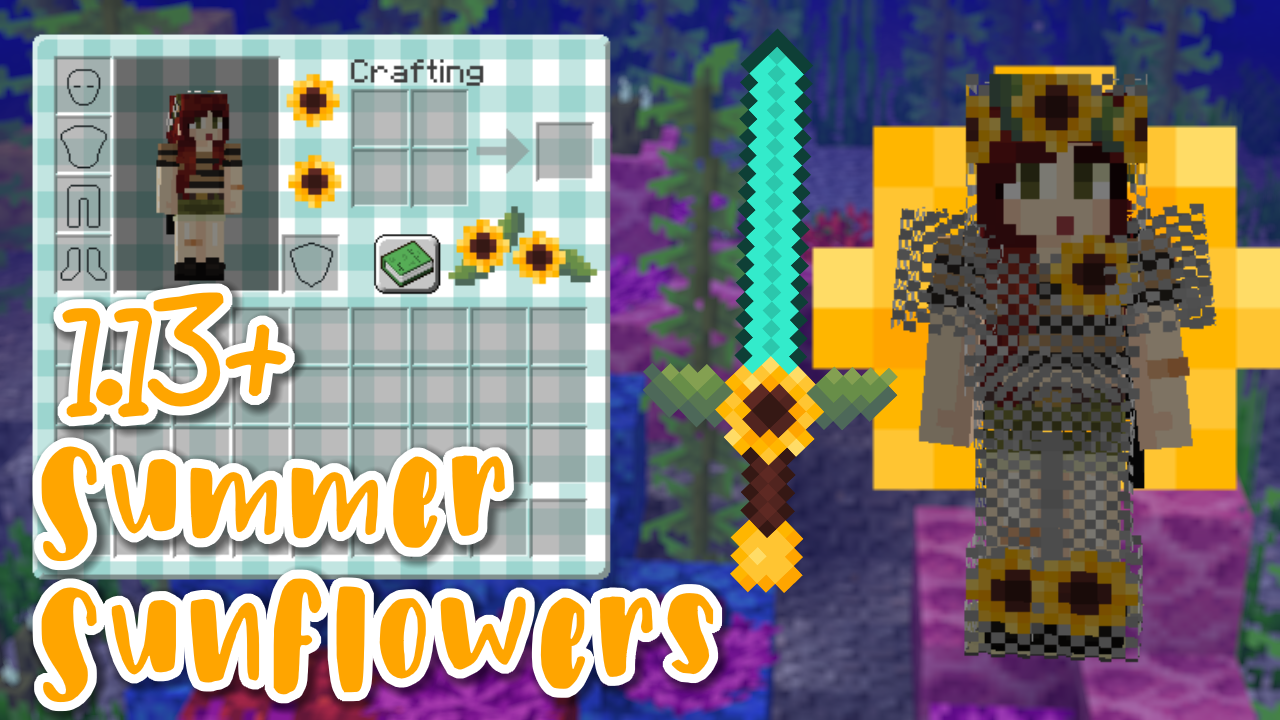Summer Sunflowers - PVP Add-On Pack Minecraft Texture Pack