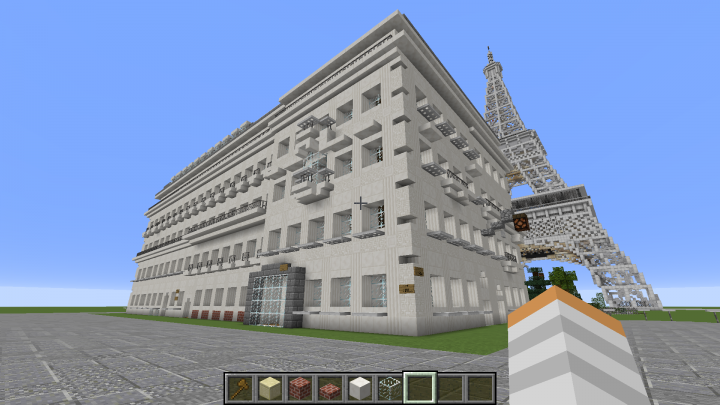 Paris, la ville de l'amour. Full city Minecraft Map