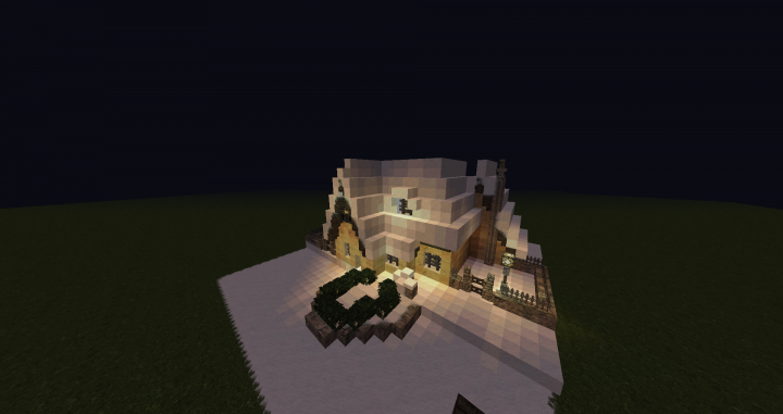 Re-creation: Snowy Cottage Minecraft Map