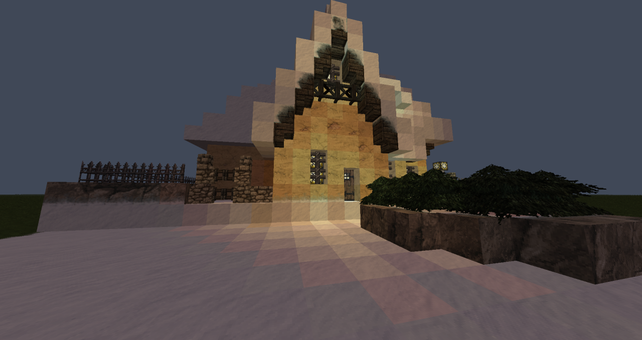 Re-creation: Snowy Cottage Minecraft Map