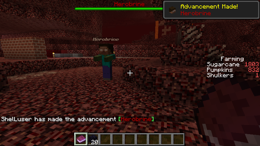 1.13 Herobrine datapack Minecraft Data Pack