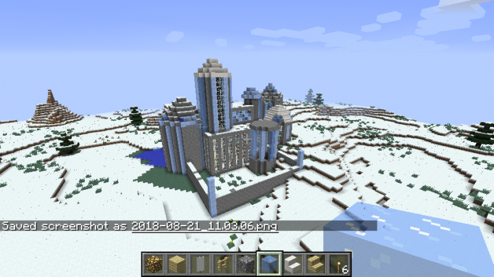 ice castle Minecraft Map