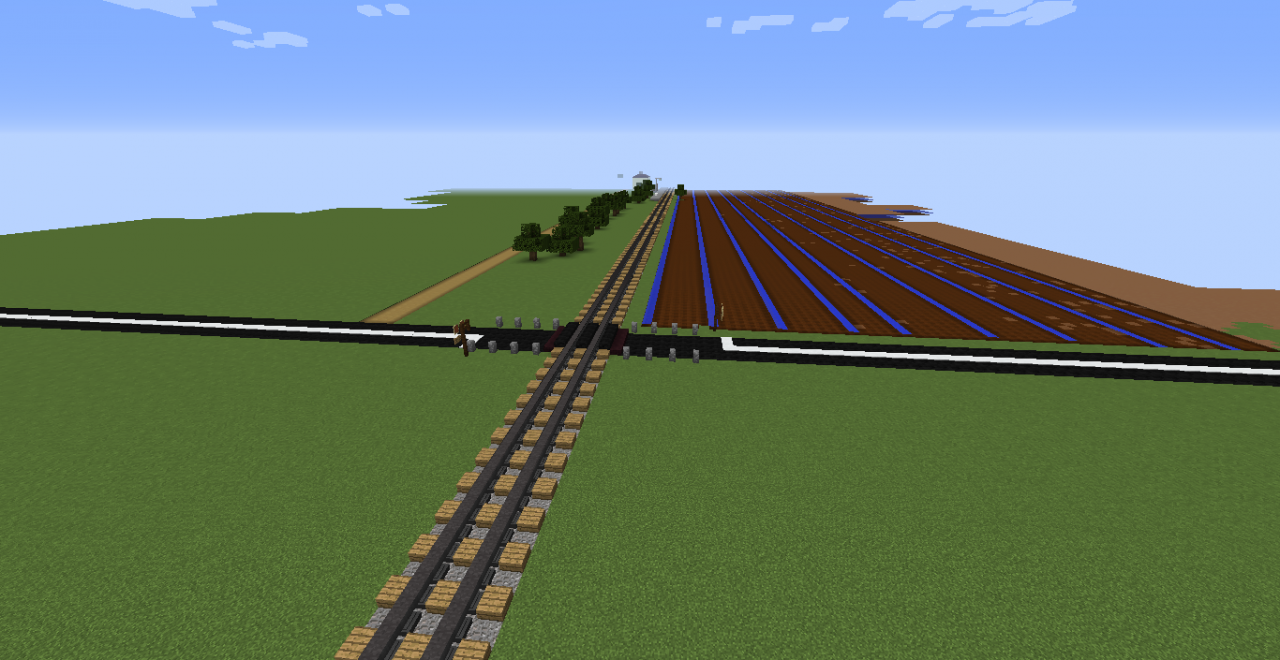 Latvian railway line Minecraft Map