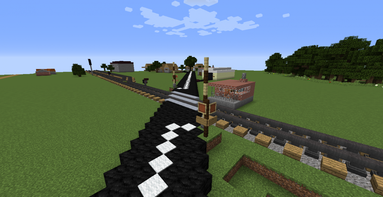 Latvian railway line Minecraft Map
