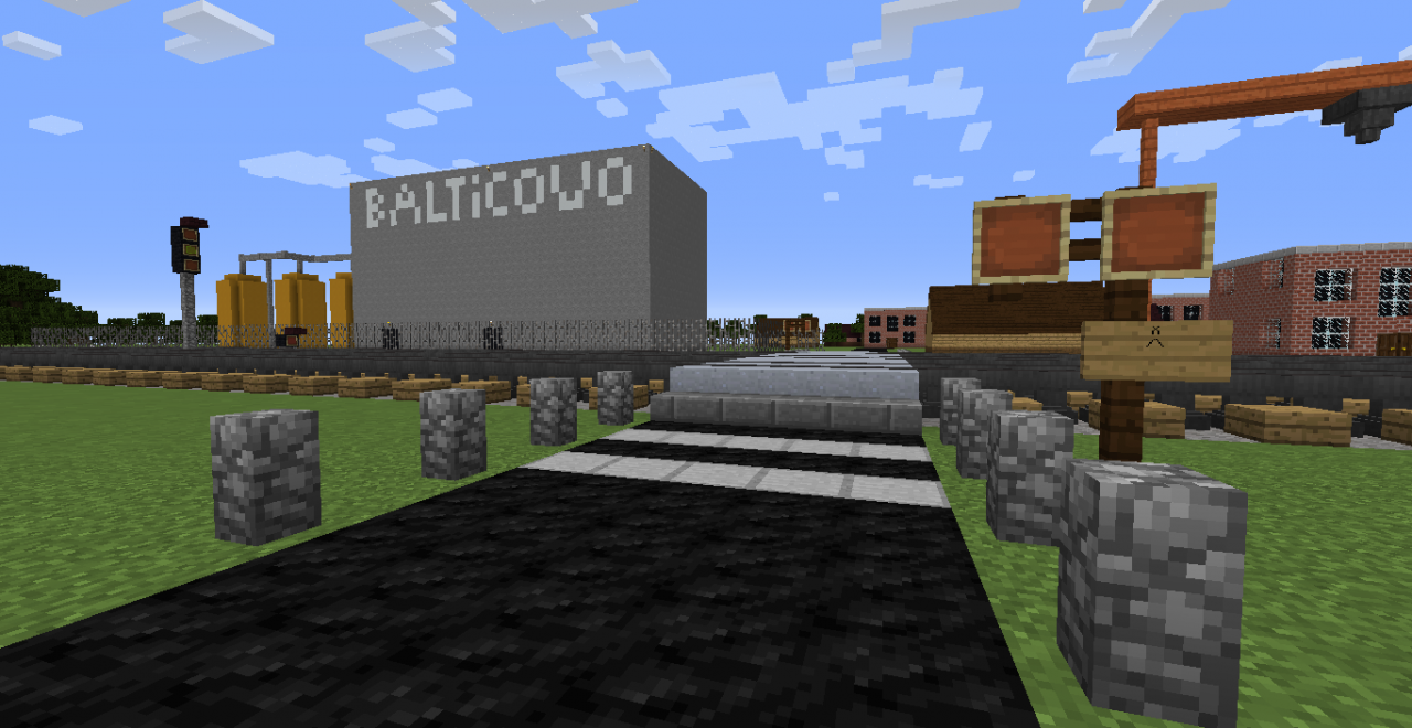 Latvian railway line Minecraft Map