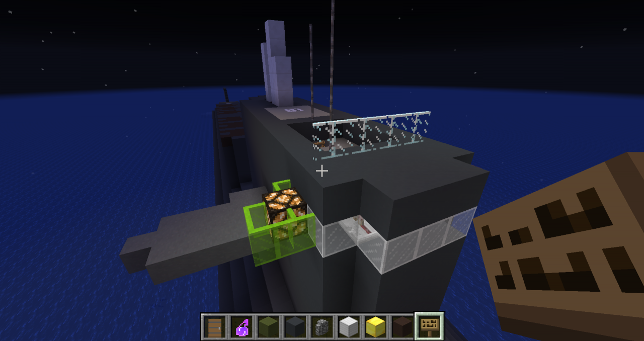 my fictional nuclear strategic missile submarine Minecraft Map