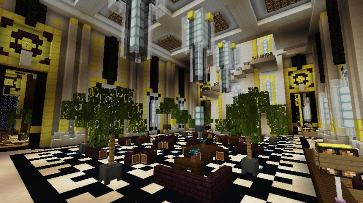 [With Interior] The Luxor Building Hotel Minecraft Map
