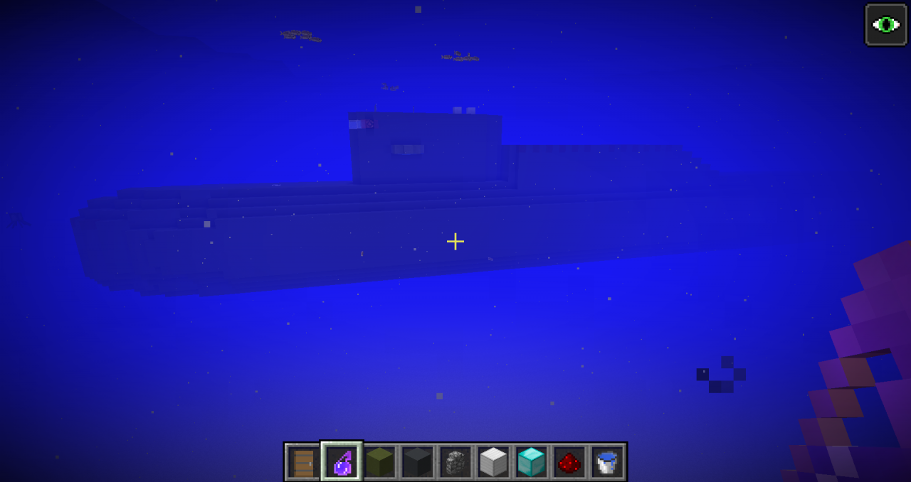 my fictional nuclear strategic missile submarine Minecraft Map