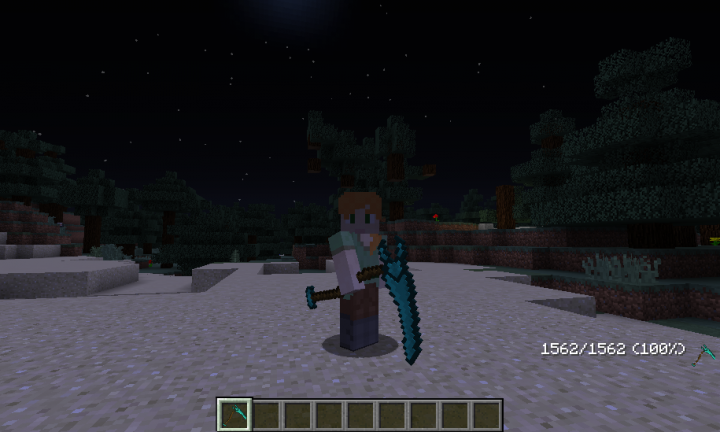 3D Texture Scythe Entity 303 - Pickaxe Minecraft Texture Pack