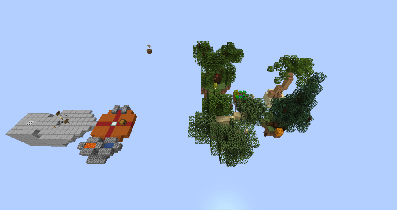 The infinity of vanilla Minecraft Map