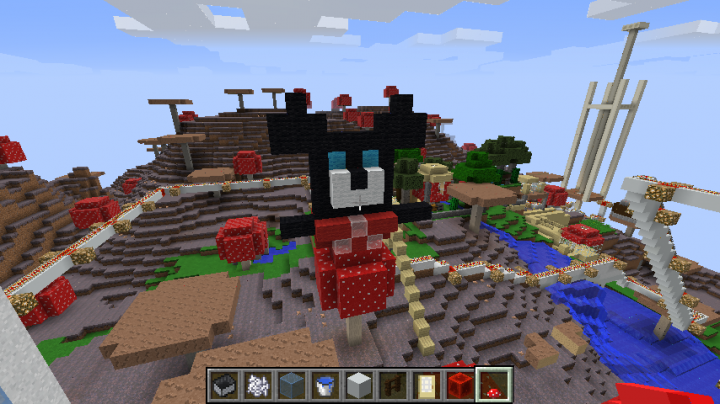 mushroom village Minecraft Map