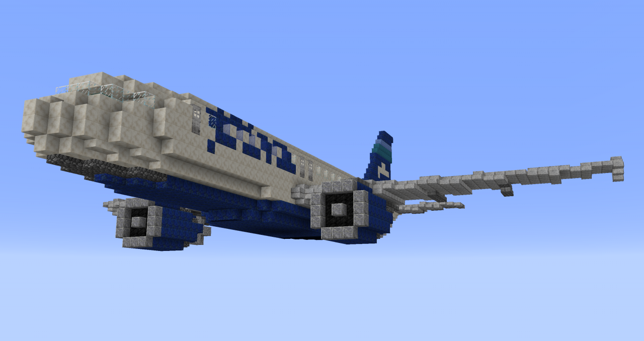 F'n'A Gaming Airbus A320 JetBlue Minecraft Map