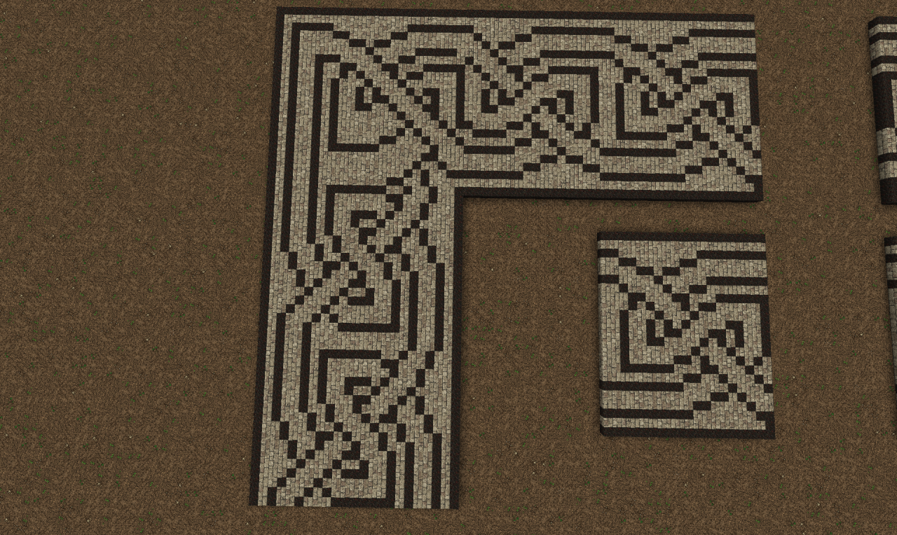 Walkway-Wall Patterns Minecraft Map
