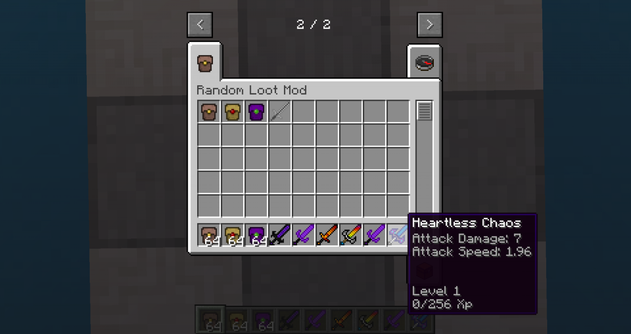 Random Loot Mod Minecraft Mod