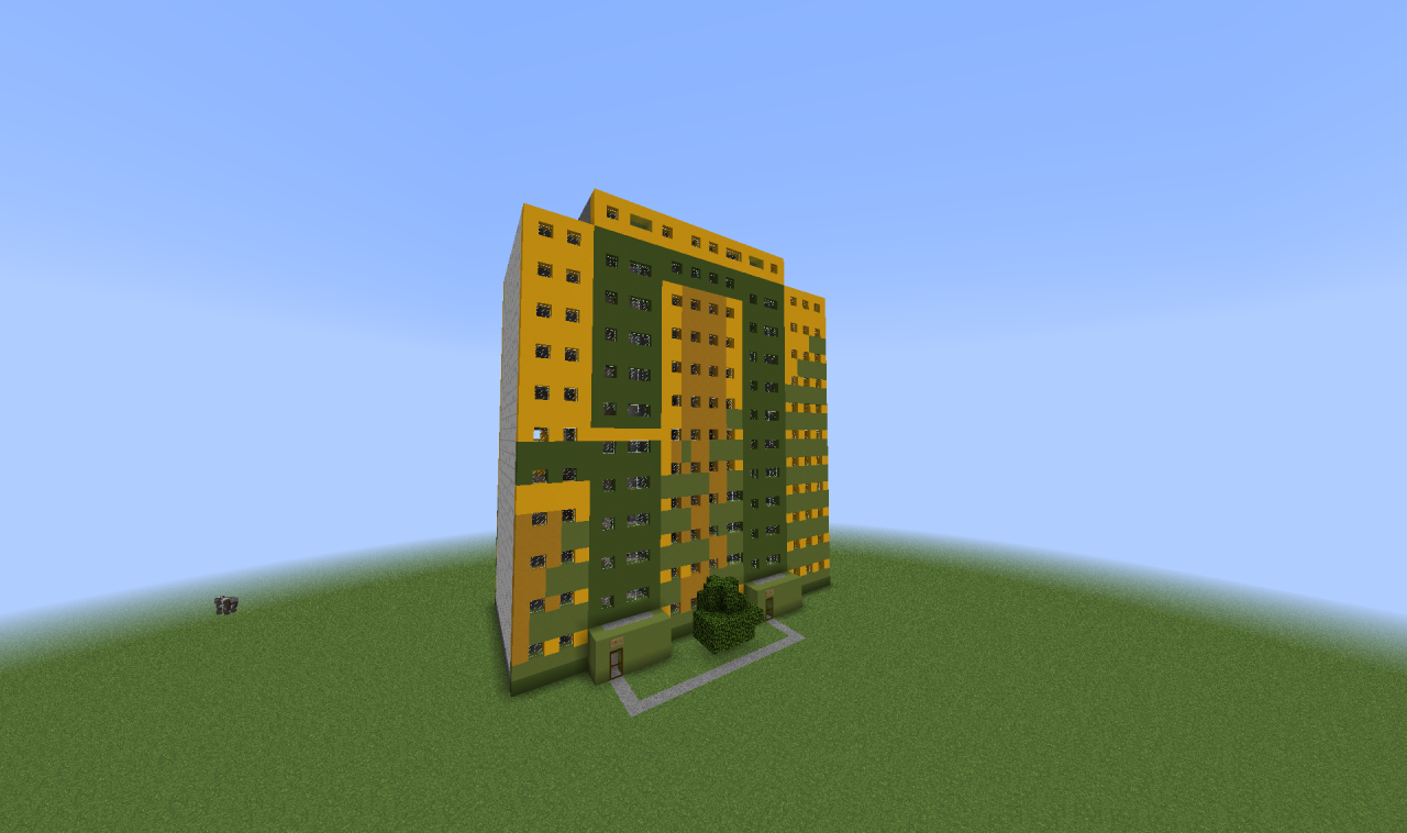 Blok mieszkalny - Polish block of flats - ul. Modrzewiowa 4-6 / Lubin ...