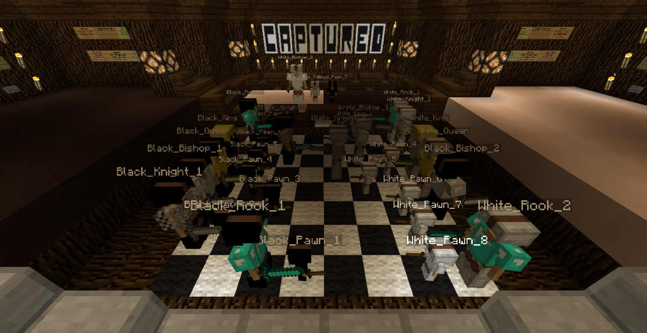 Playable Chess Game Minecraft Map